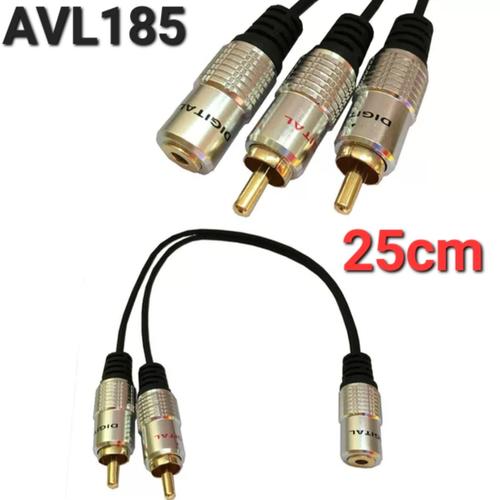 Jual AVPRO AVL185 2x RCA Male to 3.5mm Female Audio Cable - Jakarta ...