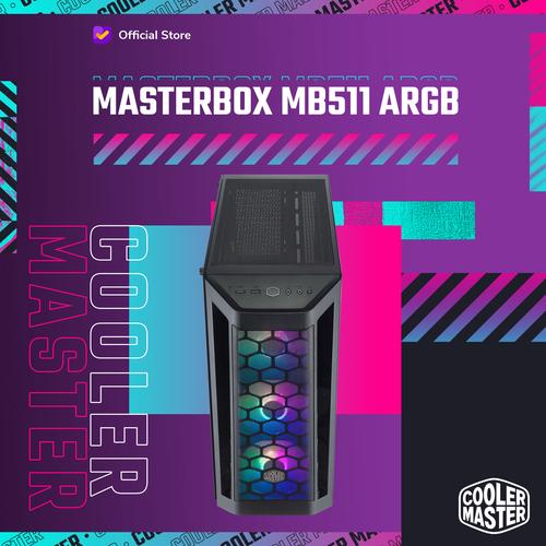 Promo Cooler Master Masterbox MB511 ARGB Mid-Tower [E-ATX, Chassis ...