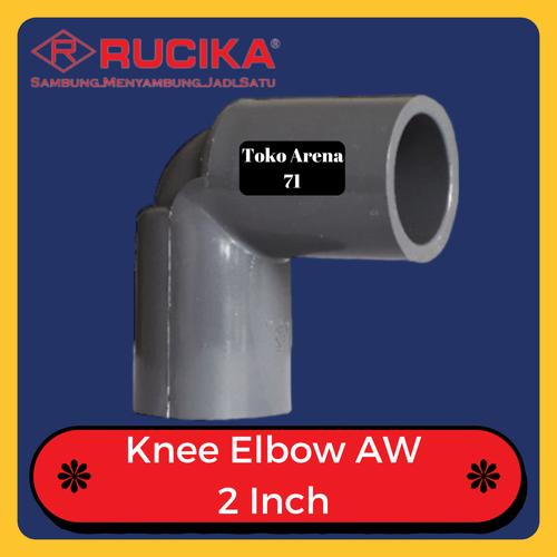 Jual Sambungan Pipa Fitting Knee keni 2” Elbow AW 2 Inch 2 inci RUCIKA ...