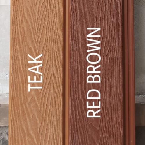 Jual wpc decking outdoor (untuk dinding) - TEAK RED BROWN - Kota ...