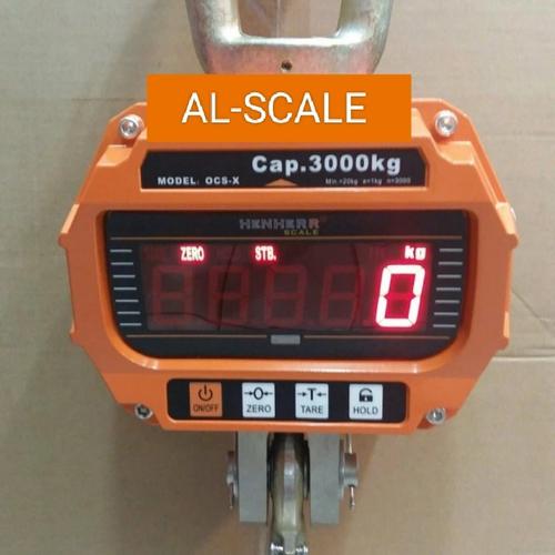Jual Timbangan Gantung OCS 3T Digital 3000kg/ Crane scale OCS 3ton x 1kg - Jakarta Barat ...