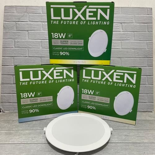 Jual LUXEN CLASSIC DOWNLIGHT LED PANEL 18W INBOW IB BULAT BERGARANSI ...