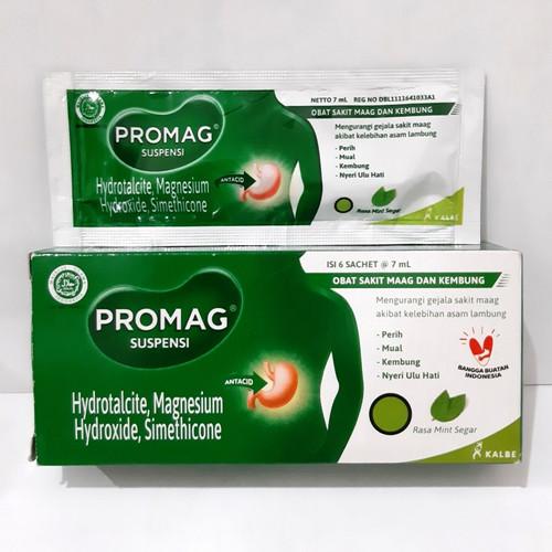 Jual PROMAG SUSPENSI per box isi 6 SACHET @7ml & Botol 60ML OBAT SAKIT ...