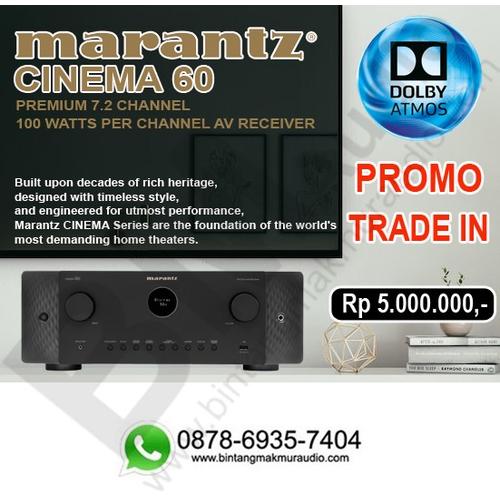 Jual Marantz Cinema 60 AV Receiver 7.2 Channel Dolby Atmos 4K 8K Free ...