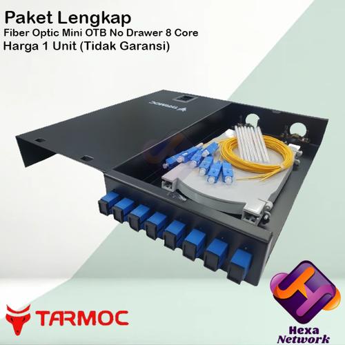 Jual Tarmoc Fiber Optic mini OTB 8 Core SC|Roset FO Besi 8C Lengkap ...