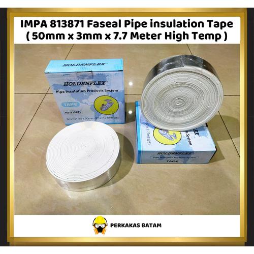 Jual IMPA 813871 Faseal Pipe insulation Tape 50mm 3mm 7.7MTR High Temp ...