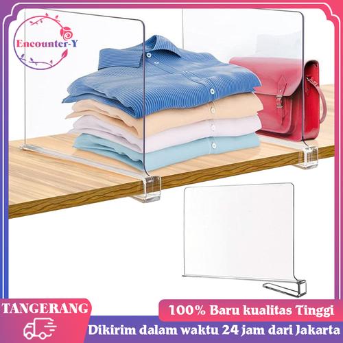 Jual Sekat Lemari Pakaian Sekat Rak Lemari Akrilik Pembatas Lemari ...
