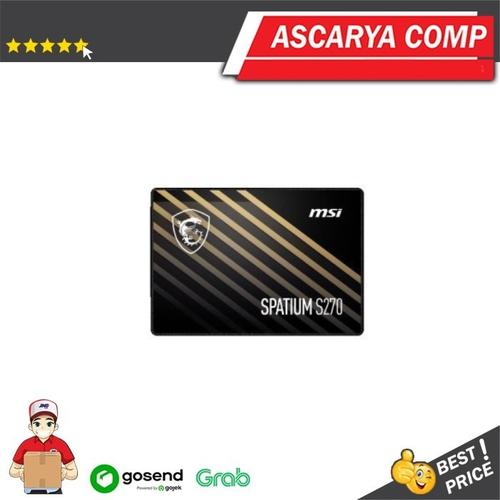 Jual MSI SSD SPATIUM S270 480GB Sata 3 - 3D Nand SSD 480 GB 2.5" - Kota ...