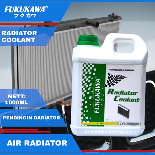 Jual FUKUKAWA COOLANT GREEN AIR RADIATOR MOTOR MOBIL 1L JAPAN TEKNOLOGI ...