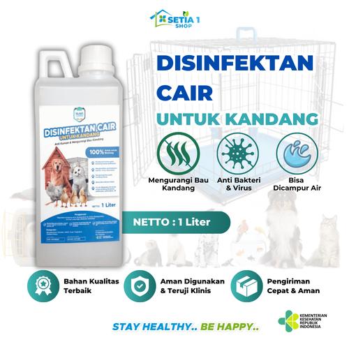 Jual Disinfektan Kandang 1 Liter EN4 Clean Chloride Base Aman Bagi ...