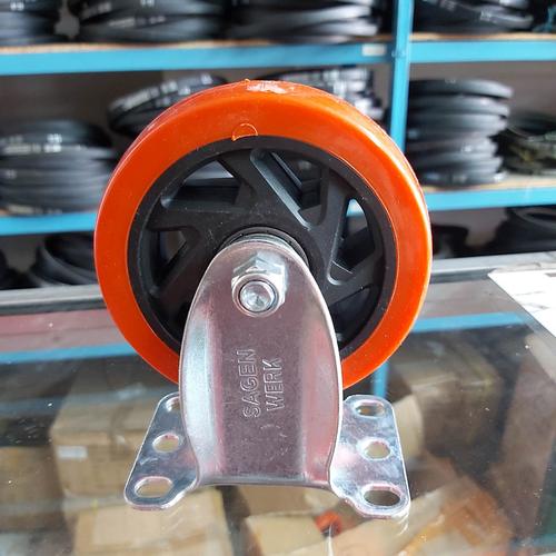 Jual Roda PVC 4" inch Mati / PVC Castor 4" inch Swivel - Kota Cilegon ...