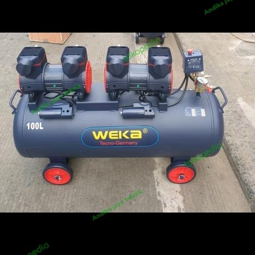 Jual Compresor 5 hp 100 liter Weka Compresor Angin Silent 5hp oiless ...
