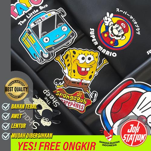 Jual Kulit Sarung Jok Motor LOGO KARTUN - Biji Kopi Tebal - ALL MOTOR ...