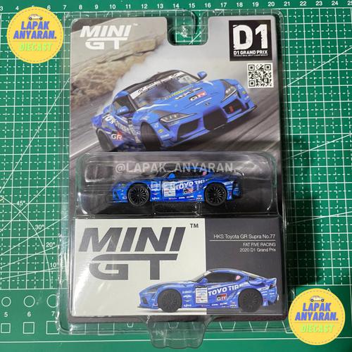 Jual Mini GT 307 Toyota GR Supra No.77 FAT FIVE RACING 2020 D1 Grand ...