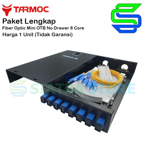 Jual Tarmoc Fiber Optic mini OTB 8 Core SC|Roset FO Besi 8C Lengkap ...