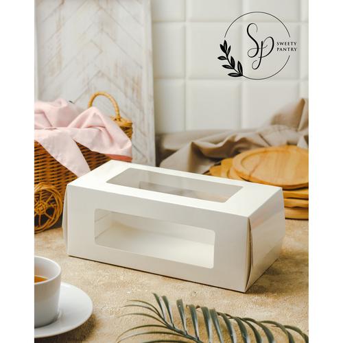 Jual RB WINDOW BG WHITE - Dus kotak box Bolu Gulung Packaging Roll cake ...