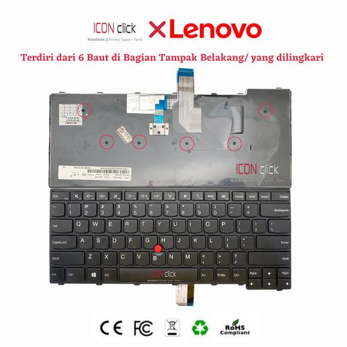 Jual Keyboard Laptop Lenovo Thinkpad L440 L450 L460 L470 - Jakarta ...