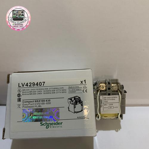 Jual SCHNEIDER LV429407 MN UVR UVT 200-220VAC UNDER VOLTAGE RELEASE ...