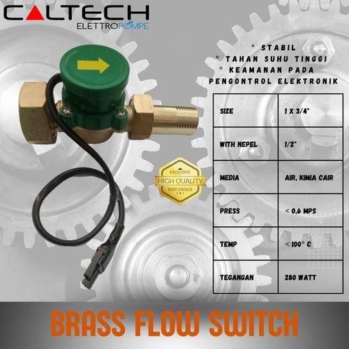 Jual Brass Flow Switch Caltech 1 x 3/4 Inch - Kota Surabaya - CV.Cahaya Elektrindo | Tokopedia