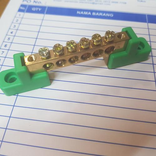 Jual Terminal Block Grounding M4 6p nol arde 6 pole - Jakarta Pusat ...