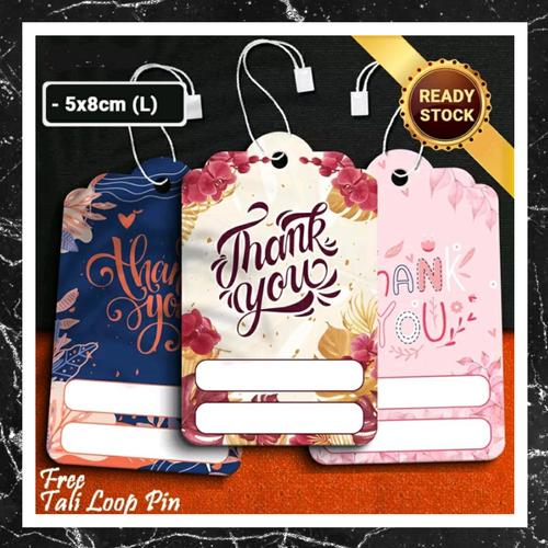 Jual Hang Tag Thank You Kartu Ucapan Terima Kasih Label - TY6 - Kota ...