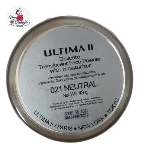 Jual Bedak tabur Loose Powder Ultima II Natural 021 Neutral 43g - 22 ...