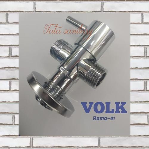 Jual Stop Kran Cabang Volk-41/Stop Kran 1/2 inch/Stop Kran Model Engkol ...