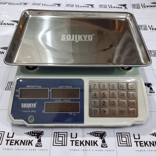 Jual SOJIKYO TIMBANGAN BUAH DUDUK DIGITAL 30KG 30 KG SCALE ECO SJK 30 ...