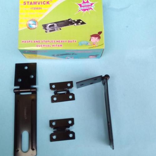 Jual OVERVAL WARNA HITAM TERSEDIA 3 UKURAN/CANTOLAN GEMBOK/KAITAN ...