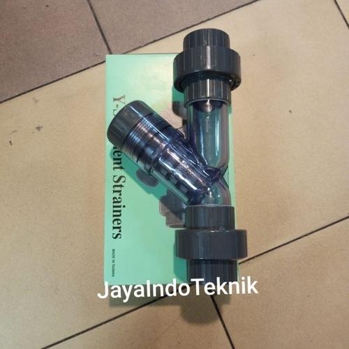 Jual y strainer PVC 1 1/4 inch socket clear body merk SH - Jakarta ...