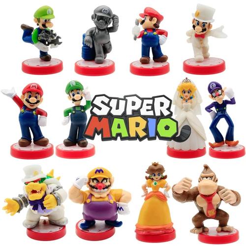 Jual SUPER MARIO BROS FIGURE & FRIENDS HIASAN MAINAN TOPPER - SET B ...