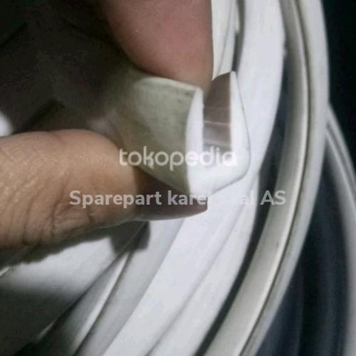 Jual 1 mtr karet list putih ukuran 10mm untuk ukuran kaca 5mm - Jakarta ...