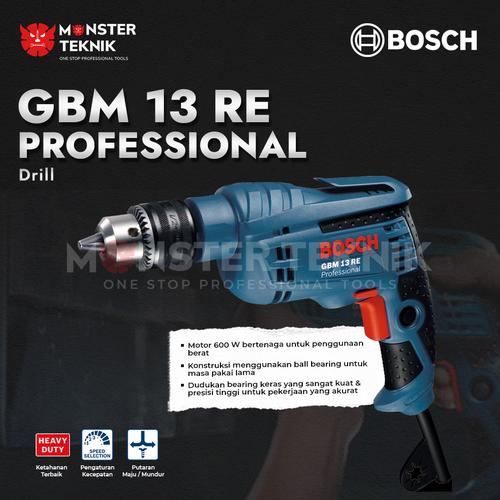 Jual Mesin Bor 13 mm Bosch GBM 13 Drill Heavy Duty Bor Tembok Kayu ...
