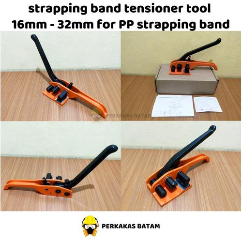 Jual Alat Packing Strapping band tool 32mm Pengikat tali Klem tensioner ...