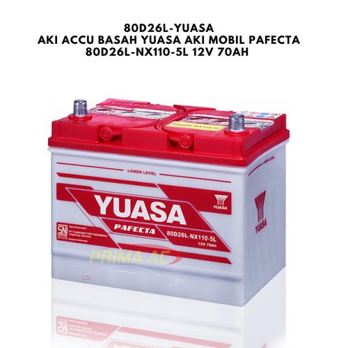 Jual AKI ACCU BASAH YUASA AKI MOBIL PAFECTA 80D26L-NX110-5L 12V 70AH 80D26L - Kota Kediri ...