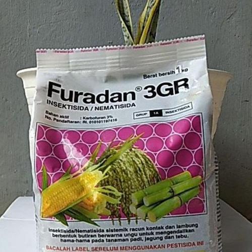 Jual Furadan 3GR 1KG Insektisida Nematisida Pengendali Hama Tanaman ...