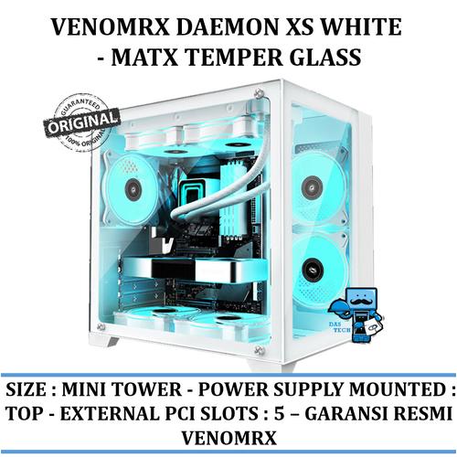 Jual Casing Pc Venomrx Daemon Xs White - Matx Temper Glass - Jakarta Pusat - Das Technology ...
