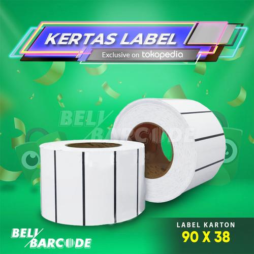 Jual Kertas Harga Barang Price Tag 90x38mm Gondola Supermarket ...