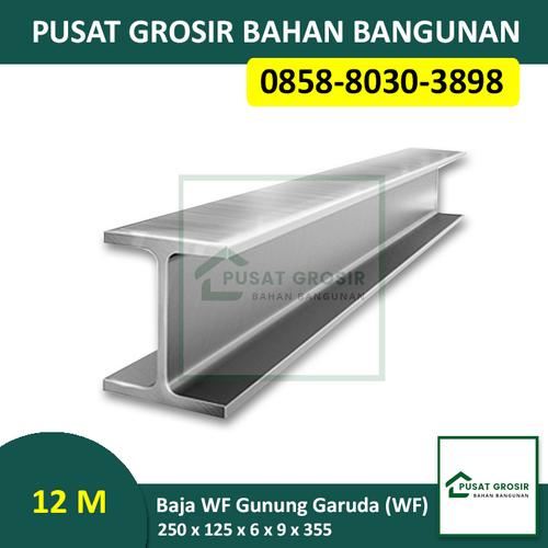 Jual Baja WF/Wide Flange Gunung Garuda 250m x 12m Harga Grosir (1 Btg ...