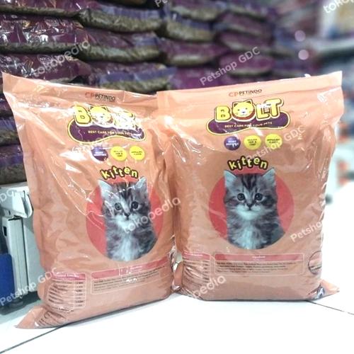 Jual Bolt Cat Kitten Repack 1kg - Makanan Kucing Kitten Rasa Salmon ...