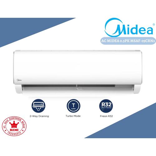 Jual AC Split Midea 0.5PK MSAF-05CRN2 Pendingin Ruangan Unit Only ...