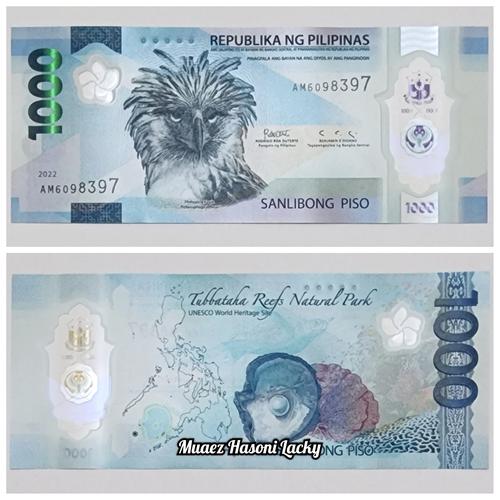 Jual Koleksi Peso Pilipina Pecahan 1000 Peso Bahan Polymer Original ...