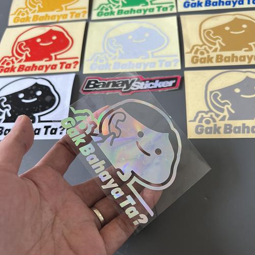 Jual Stiker Sticker Cutting GAK BAHAYA TA - Putih - Jakarta Timur ...