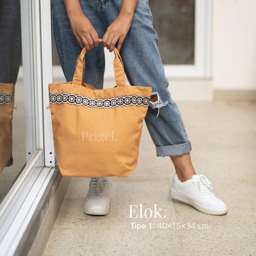 Jual Prigel Bag - Elok Tote Bag Tipe 1 Mustard - Kota Tangerang Selatan ...