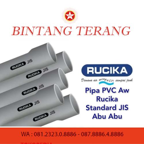 Jual Pipa PVC 1" inch Rucika JIS Abu Abu - 1 meter / pipa Rucika AW ...