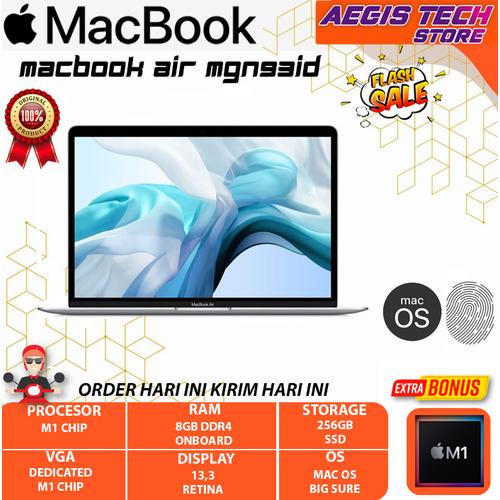 Jual APPLE MACBOOK AIR 2020 MGN93ID M1 8GB 256GB SSD RETINA SILVER ...