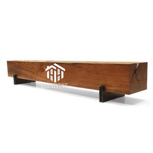 Jual BANGKU BALOK KAYU SOLID UTUH TREMBESI KAKI PLAT BESI - Kab. Jepara ...