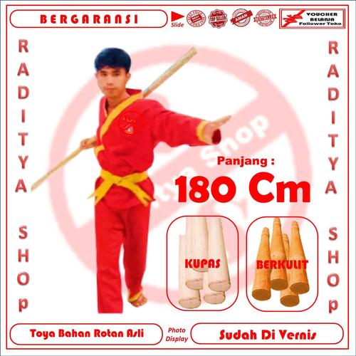 Jual Toya Silat Rotan 180 cm - Tongkat Kimu Wushu Beladiri Pramuka ...