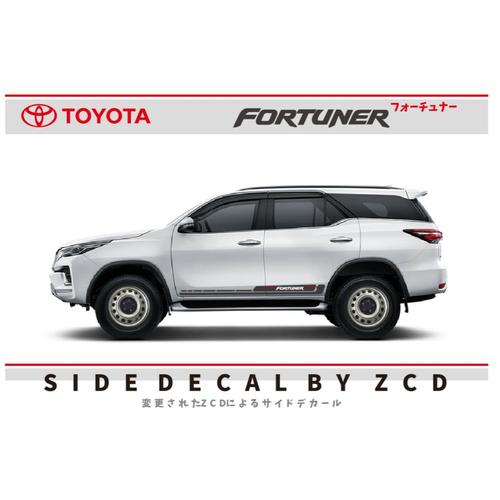 Jual Sticker Side decal Toyota Fortuner VRZ by ZCD Modified - Kota ...