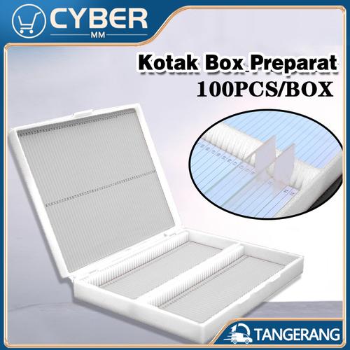 Jual 100 Box Slide Preparat Glass Slide Microscope Slide Box Kotak ...